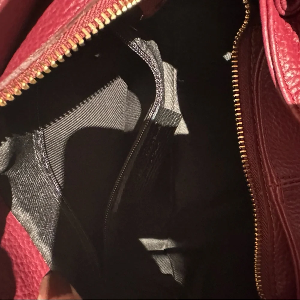 HHB Imports | Bags | Chic Burgundy Hobo Bag | Poshmark
